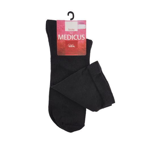 MEDICUS ČARAPE BEZ GUME, CRNA, VEL: 40-42