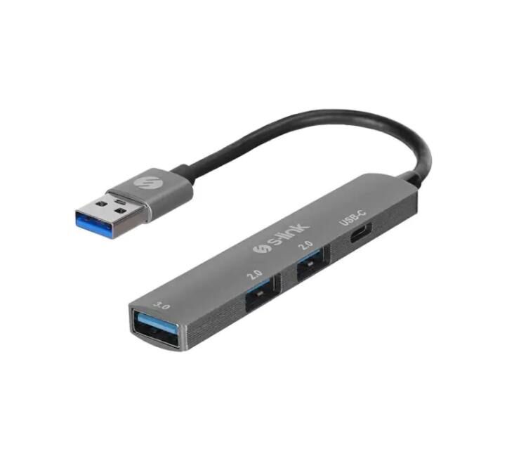 SLINK USB HUB SW-U322 - SREBRNI