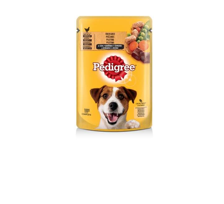 PEDIGREE KESICA ZA PSE PILETINA I POVRĆE 100 G