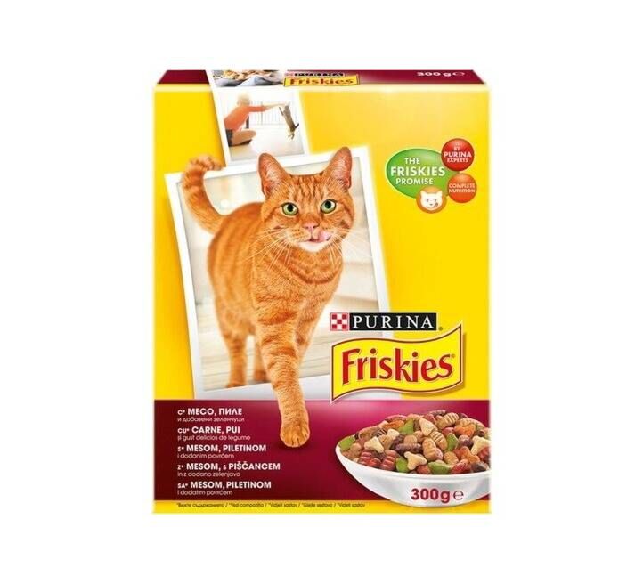 FRISKIES HRANA ZA MAČKE GOVEDINA 300 G