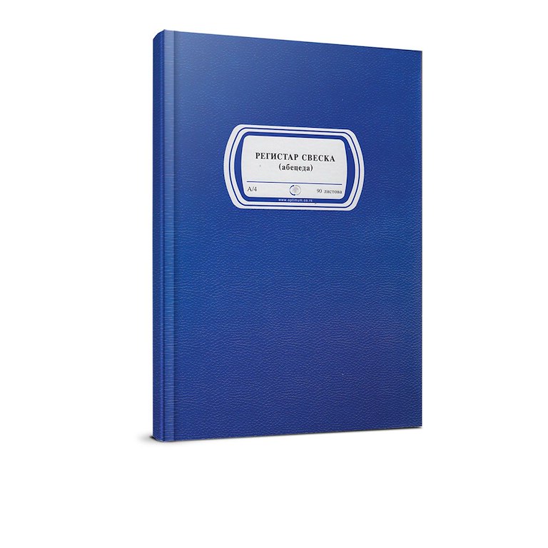 SVESKA A4 INDEX 90L ABECEDA OPTIMUM