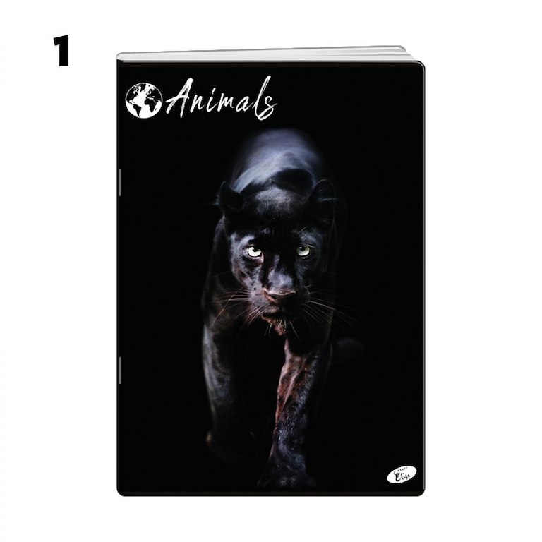 SVESKA A4 SITNI KARO 52L ANIMALS 80g