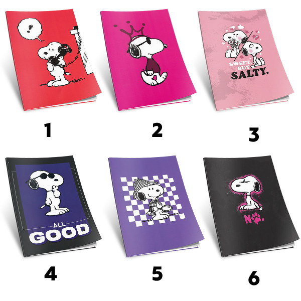 SVESKA A4 SITNI KARO 42L 80g SNOOPY