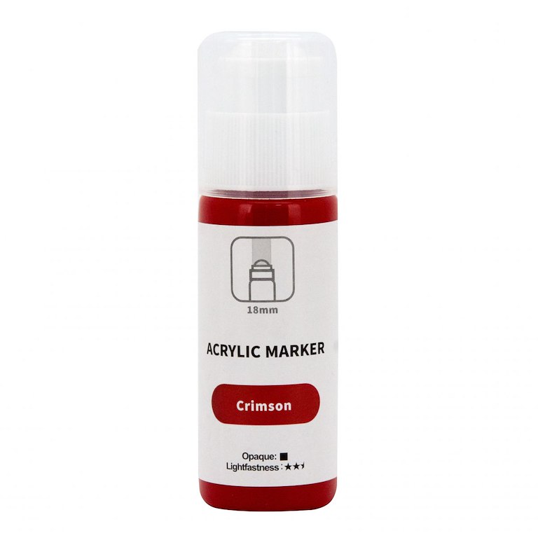 MARKER AKRILNI 60ml CRIMSON PA86015 ART