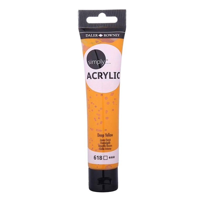 BOJA AKRILNA 75ML ŽUTA DEEP 126975618 SIMPLY