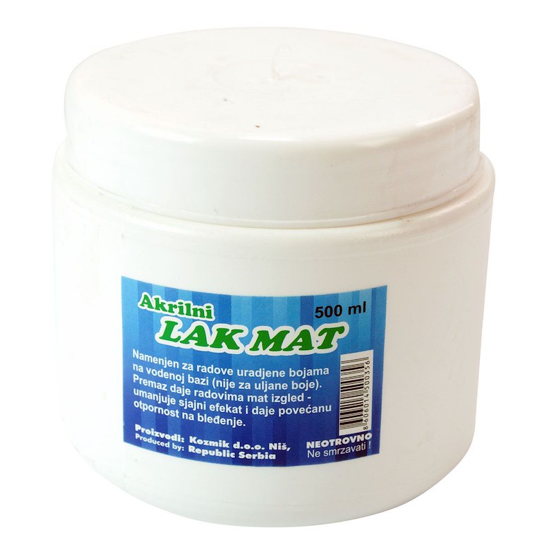 LAK MAT 500ml KOZMIK