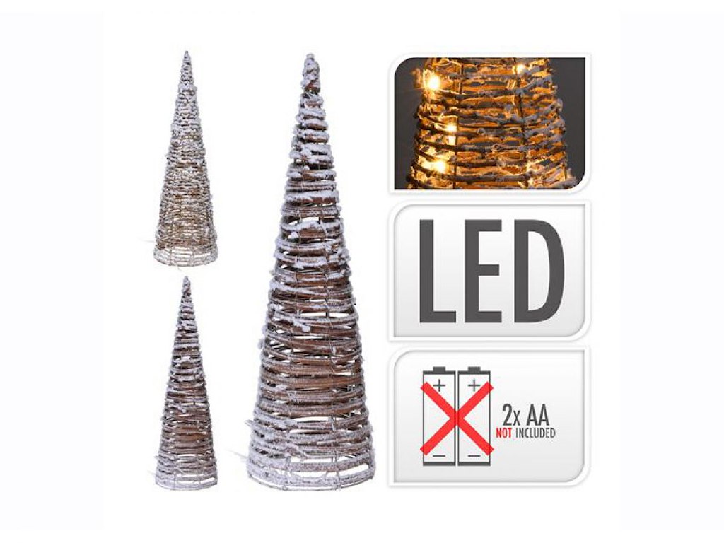 KUPA NOVOGODIŠNJA SA LED SVETLOM 60CM ACW000250