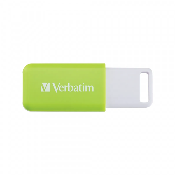 FLASH USB 32GB VERBATIM 2.0 PINSTRIPE GREEN 2504