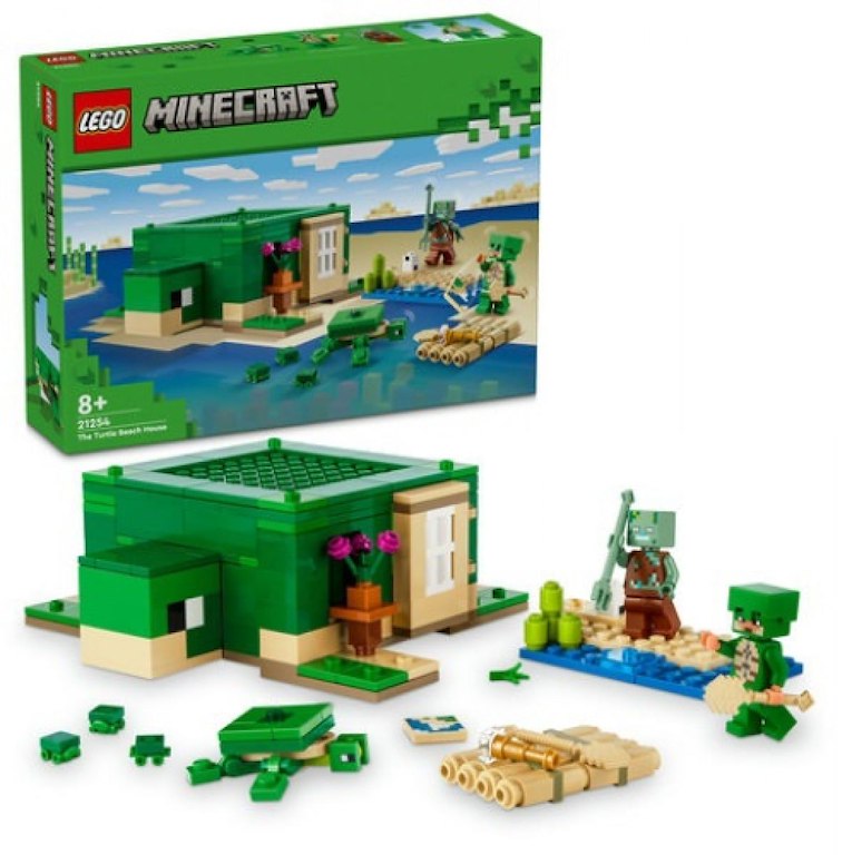 KOCKE LEGO MINECRAFT 21254 THE TURTLE BEACH HOUSE