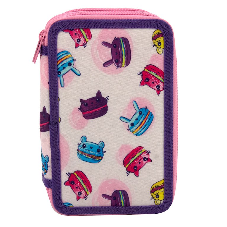 PERATONICA PRAZNA 3 ZIPA P3ZE2537 ANIMALS MACARONS