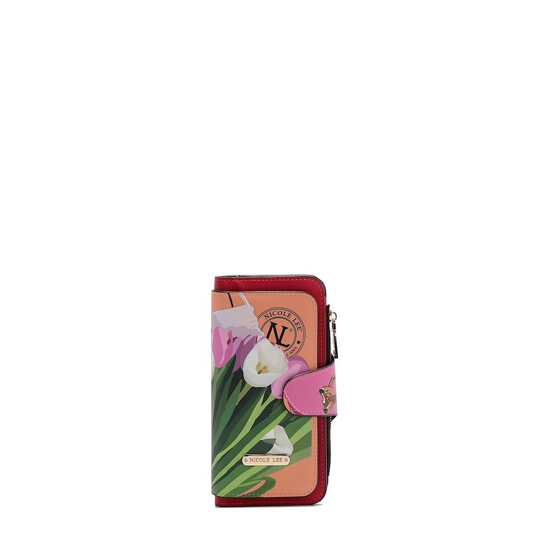 NOVČANIK KOPČA NICOLE LEE PRT7703 VIOLET BLOSSOM SS2025