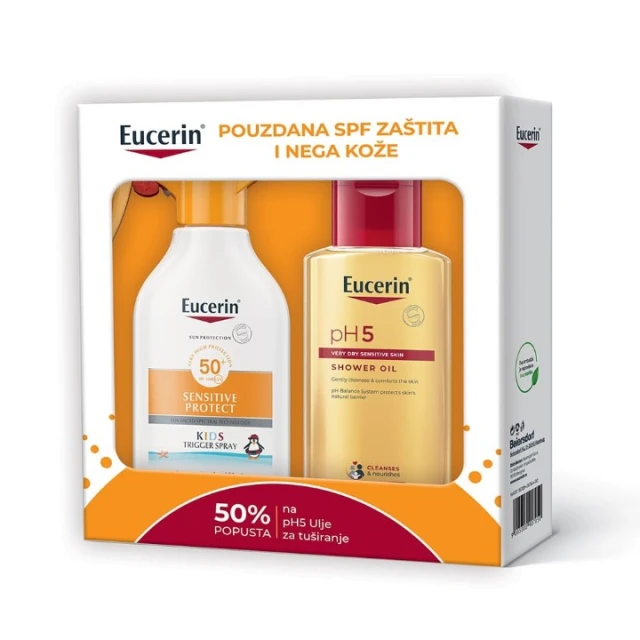 EUCERIN SPREJ NA PUMPICU ZA ZAŠTITU OSETLJIVE DEČIJE KOŽE OD SUNCA SPF 50+ 250ML & PH5 ULJE ZA TUŠIRANJE 200ML
Opis
INFORMACIJE
NALOG
SERVIS
KORISNI LINKOVI