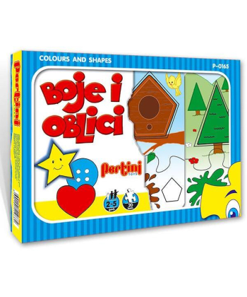 Pertini Toys Boje I Oblici slagalica za decu - 1324