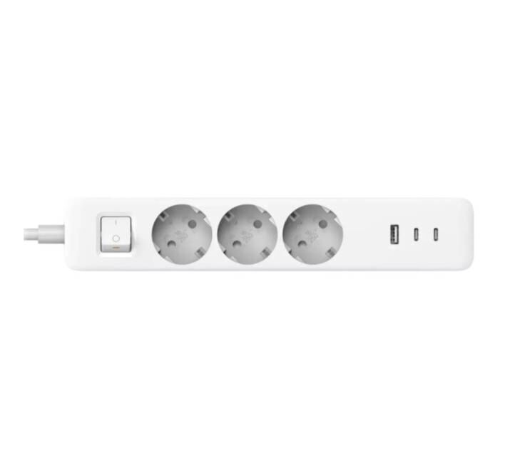 XIAOMI PRODUŽNI KABL SA 3 UTIČNICE 20 W - BELI POWER STRIP 2C1A