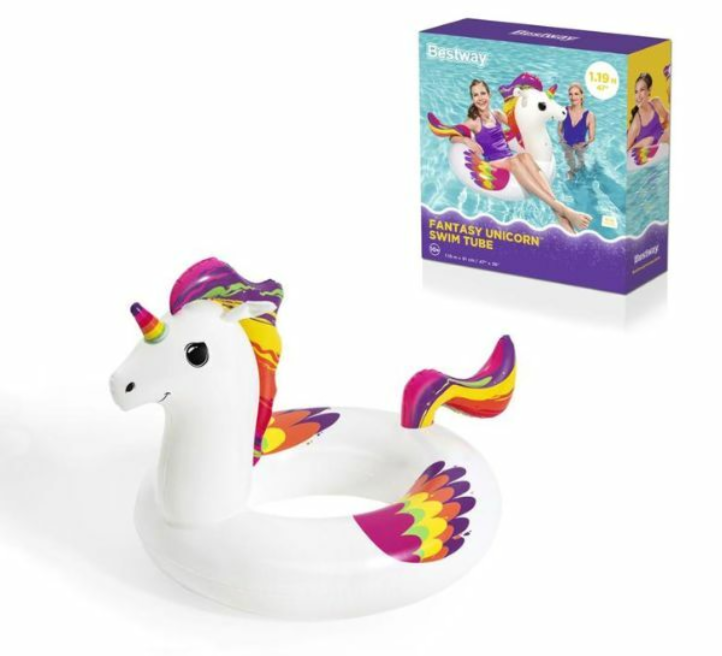 BESTWAY ŠLAUF UNICORN 10 + 119 CM X 91 CM 14/36159