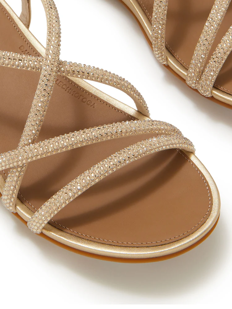 Shimmer Srebrna - FitFlop Gracie Cristal Sandale sa naramenicom