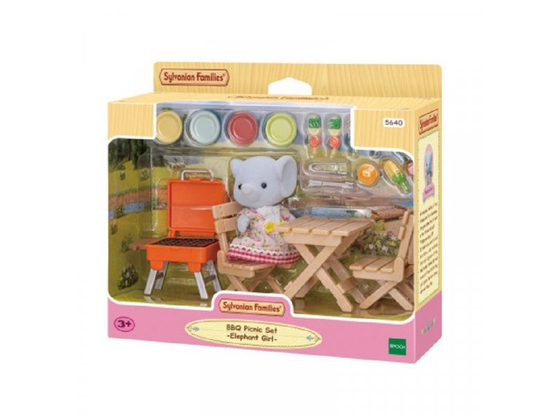 SYLVANIAN BBQ PICNIC SET -ELEPHANT GIRL- ( EC5640 )