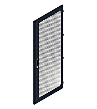 SORAX Ventilated Door, W=800xH=2.000mm, RAL9005
Opening angle of the door 180° (aligned), compatible for mounting a TANlock3 or TANlock1 swivelling lever