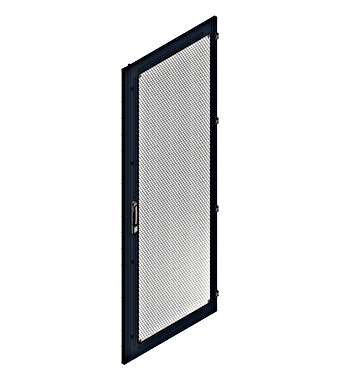 SORAX Ventilated Door, W=800xH=2.200mm, RAL9005
Opening angle of the door 180° (aligned), compatible for mounting a TANlock3 or TANlock1 swivelling lever