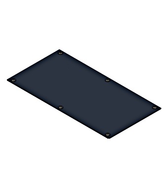 SORAX Roof Element IP54, W=600xD=1.200mm, RAL9005
Roof cover closed design