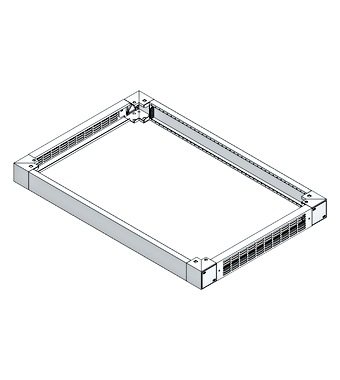 SORAX podnožje, ventilirano, Š=800xD=1.200xV=100mm, RAL7035
Ventilirani dizajn podnožja