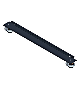 SORAX Heavyduty Caster Set, Enclosure Depth 1.200mm, RAL9005
Mounting with 2 heavy-duty casters on each side