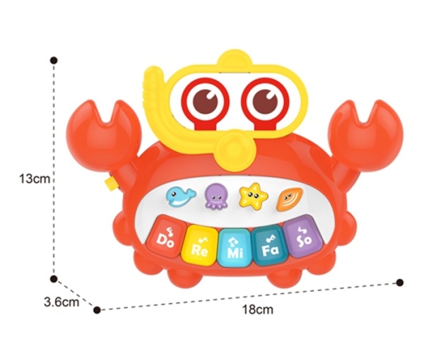 Igračka Muzički Instrument 18m+ Kraba BBO HE0535