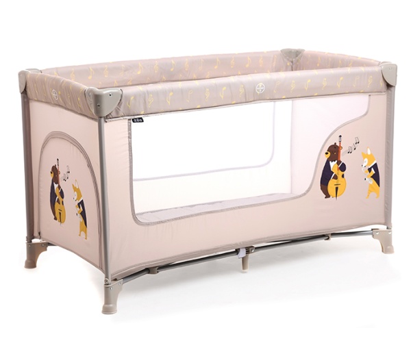Prenosivi Krevet 1 Nivo Bež BBO Dream&play BK-065BEIGE