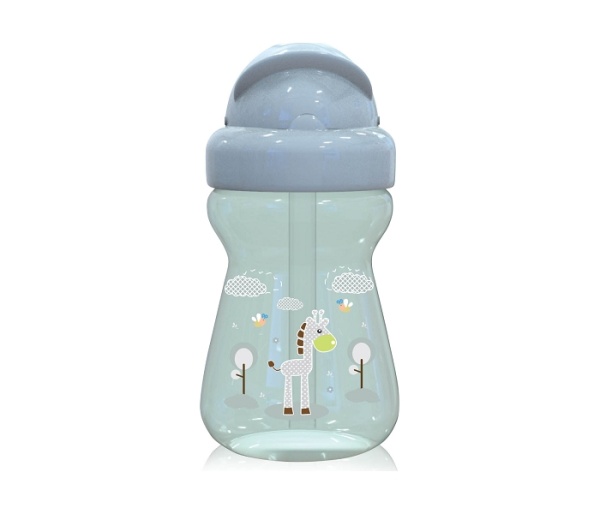 Mini Sportska Flašica Sa Slamčicom 200ml 6+ Nana Zelena Lorelli Animals 10200740004