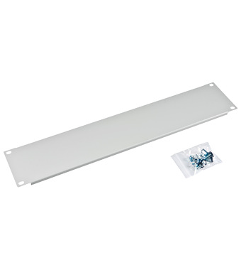 19"Slepi panel, metalni, 2HU, RAL7035