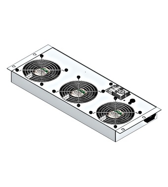 SORAX Roof Fan Set Primary RAL7035
Fan group set with 3 fans of 161m³/h each, thermostat,