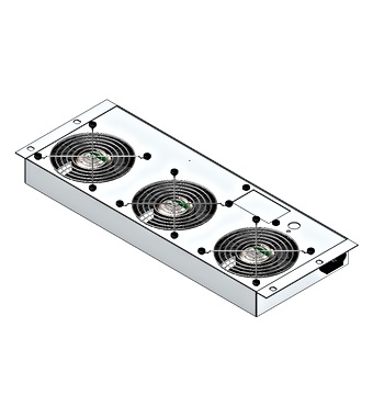 SORAX Roof Fan Set Secondary RAL7035
Fan group set with 3 fans of 161m³/h each