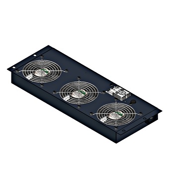 SORAX Roof Fan Set Primary RAL9005
Fan group set with 3 fans of 161m³/h each, thermostat,