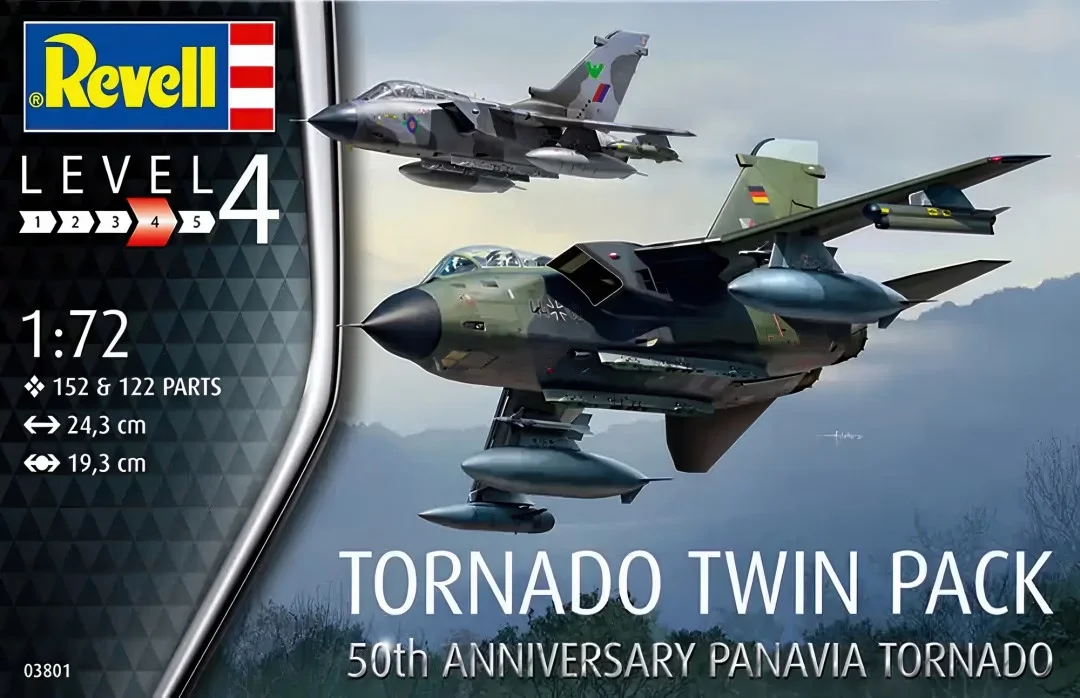 REVELL 1/72 Tornado Twin Pack 50th Anniversary Panavia Tornado