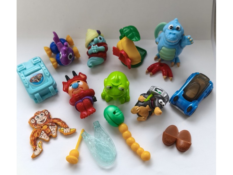 LOT 6 nepotpunih Kinder figurica