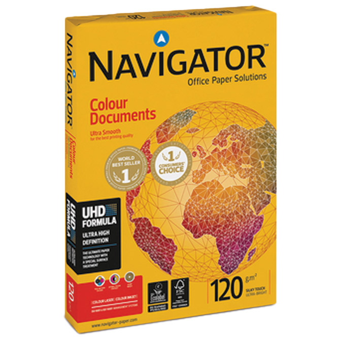 Papir ILK Navigator Colour Documents A4 120g pk250 Soporcel
