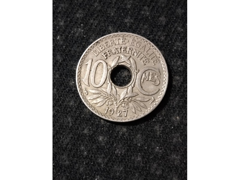 10 centi 1927 francuska