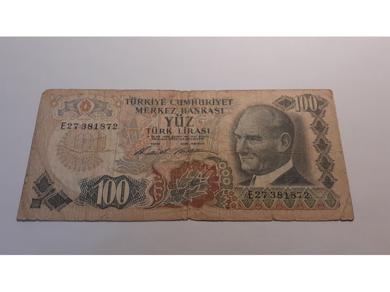 TURSKA - 100 LIRA