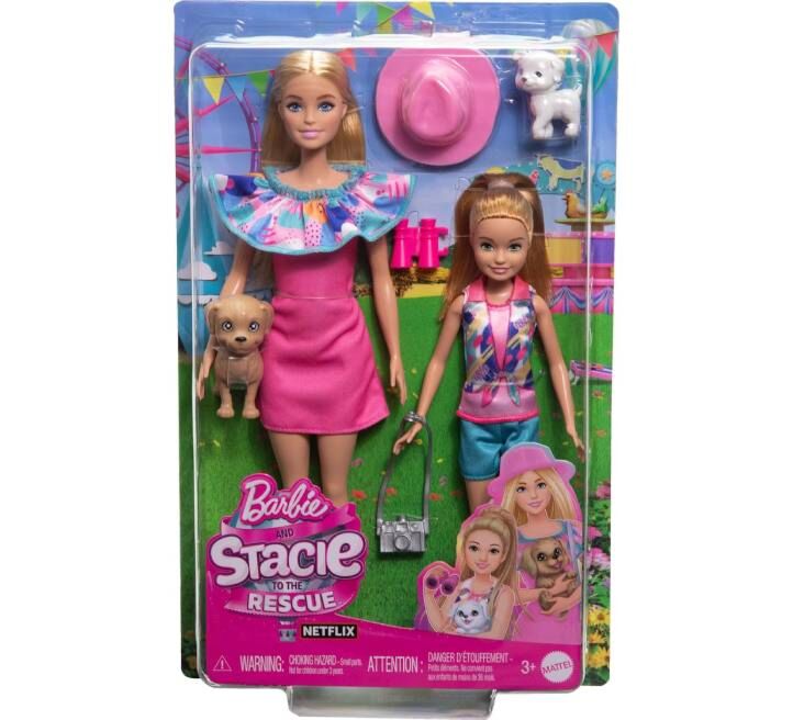 BARBIE LUTKE BARBIE I STEJSI SET