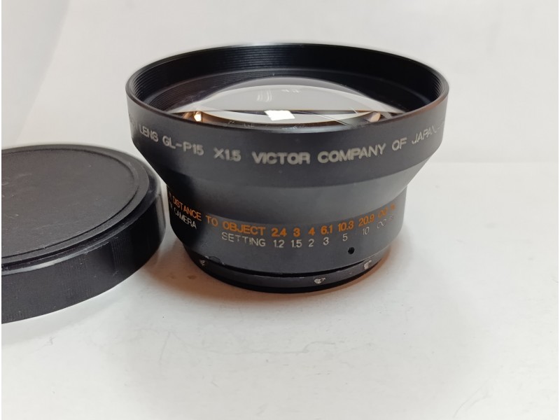 TV Camera tele conversion lens GL-P15x1.5 Victor