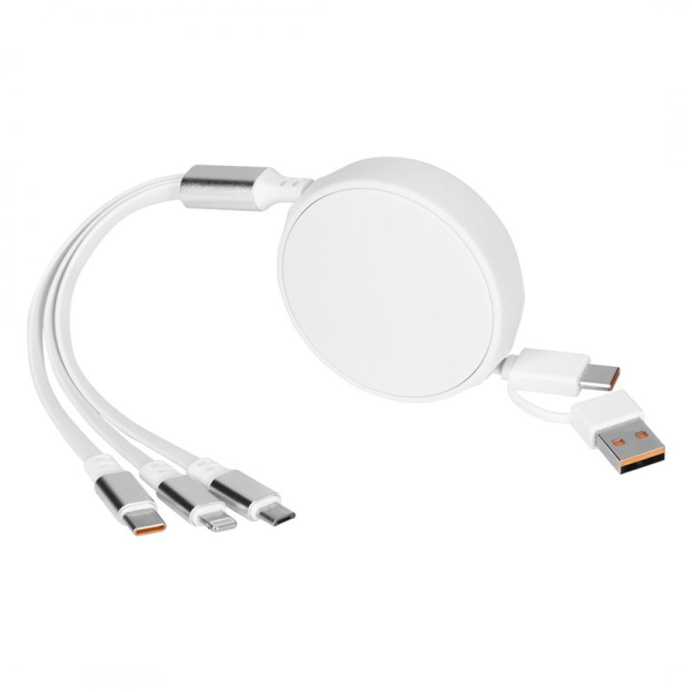 ONES 6IN1, usb kabl za punjenje 6 u 1, beli