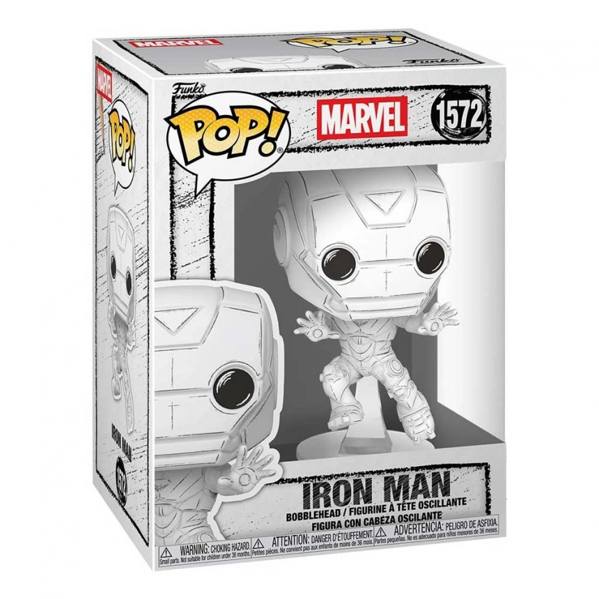 Funko POP! Marvel: Marvel Sketched - Iron Man