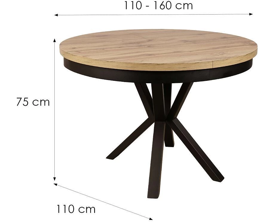 Sto St-42 110+50 Wotan hrast/Crna