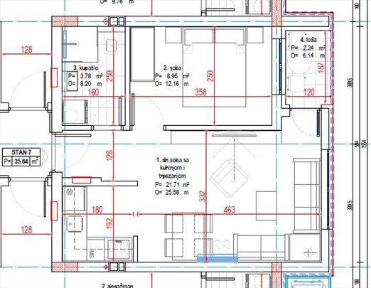 Moderan stambeni kompleks sa PDV-om-idealan za por