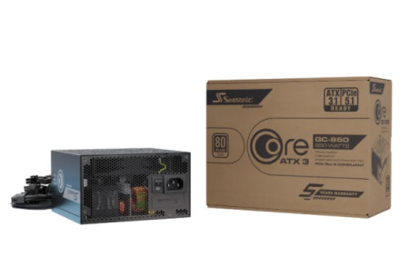 750W Seasonic Core GC-750 80+ GOLD ATX 3 SRP-CGC751-A5A32SF
