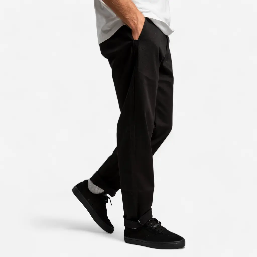 Crne pantalone za skejtbording CN500