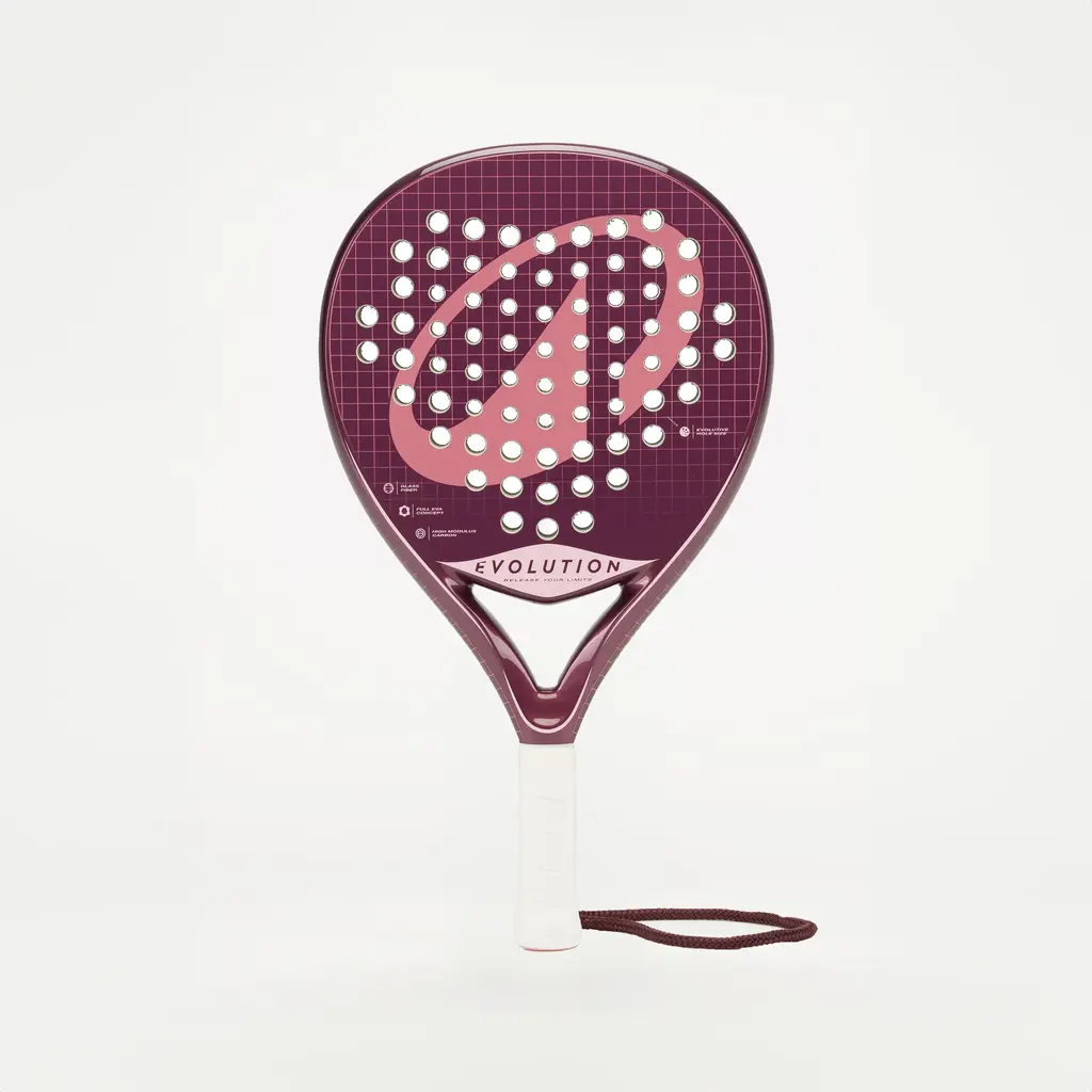 Ljubičasto-roze dečji reket za padel PR EVOLUTION (9–12 godina)