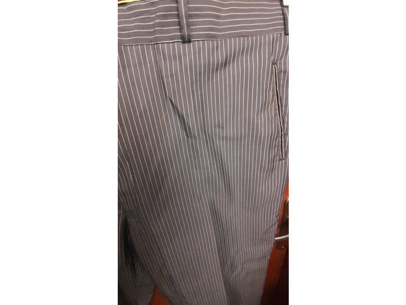 Sive pantalone XXXL na straftice