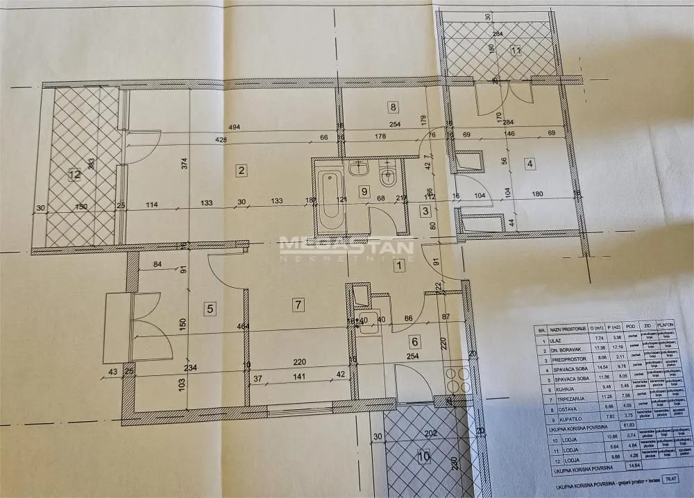 Prodaja, trosoban stan, 73m², Vidikovački venac, Rakovica