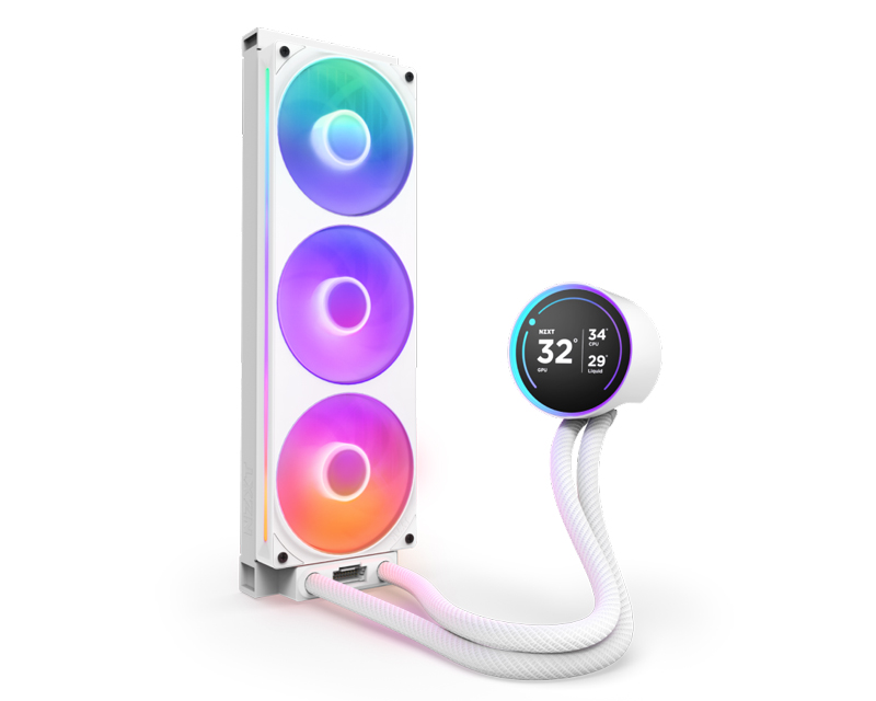 Kraken Elite 360 RGB V2 vodeno hlađenje belo (RL-KR36E-W2)